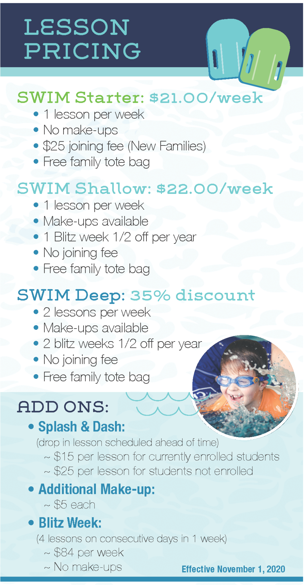 Pricing | Chicago Swim School